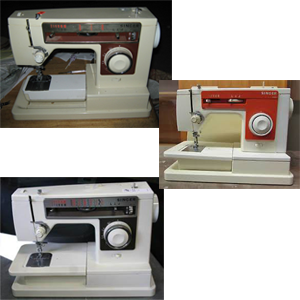 Ældre Singer 6100,6102,6104,6105,6106,6110,6112,6114,6115,6120,6122 ...